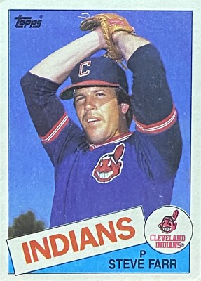 1985 Topps #664 Steve Farr RC Cleveland Indians Baseball Card | eBay
