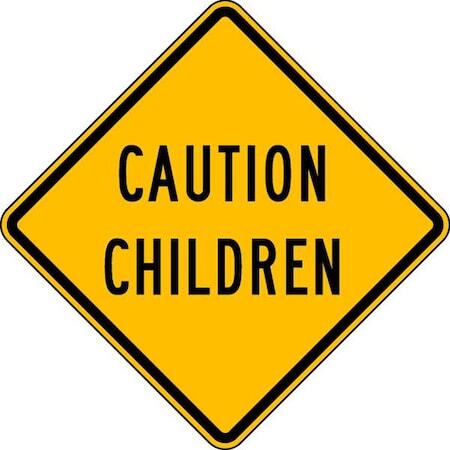 Lyle Lw9-11A-24Ha Caution Children Traffic Sign, 24 In H, 24 In W ...