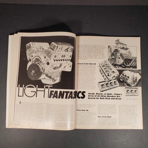 Hot Rod Magazine “ENGINES” Vol 1 No. 7 Small Block Chevy Mopar V8 Buick ...