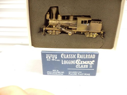 United Models Ho brass Logging Climax Steam locomotive, (ms) | eBay