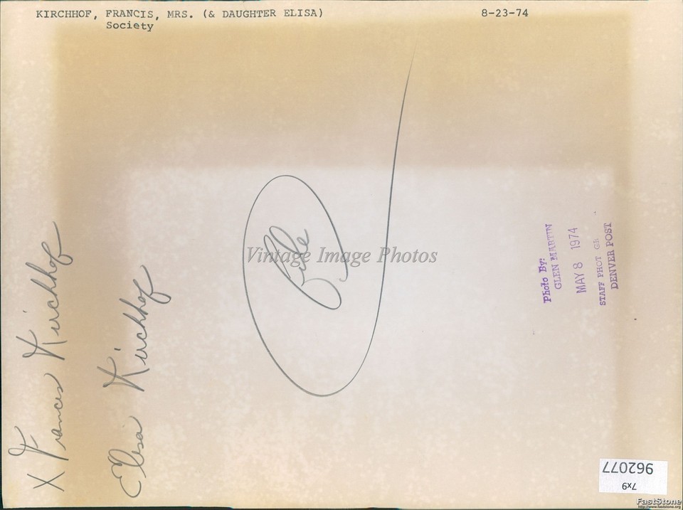 1974 Denver Elsa Kirchhof Francis Daughter Handbag 7X9 Historic Vintage ...