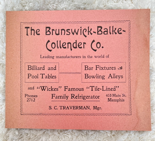 Vintage The Brunswick Balke Collender Company | eBay