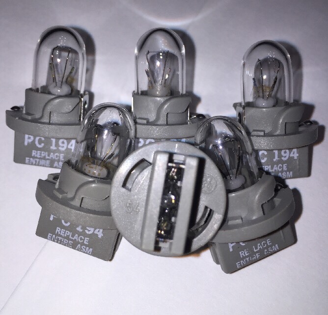 6 x NEW OEM GE PC194 PC 194 Light Bulb With Twist Lock Base Socket ...