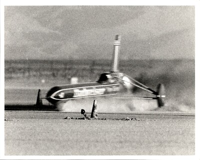 LD300 Original Long Photo STAN BARRETT BUDWEISER ROCKET CAR LAND SPEED ...