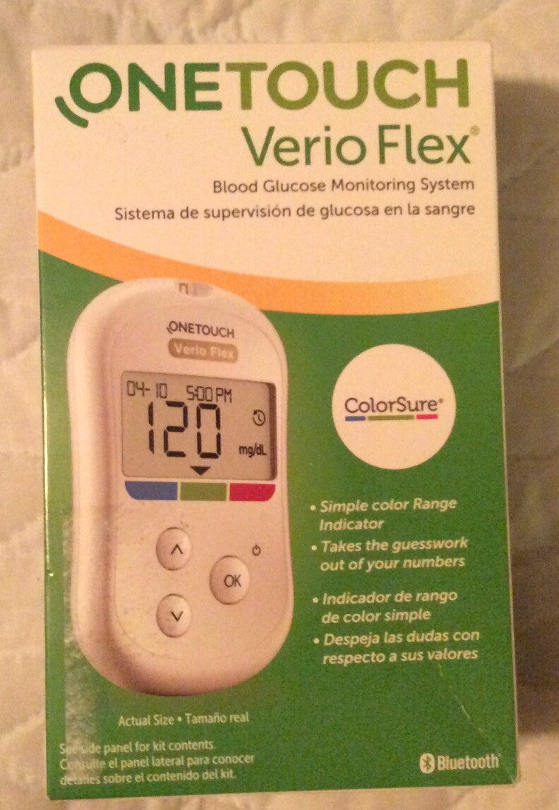 OneTouch Verio Flex Meter Blood Glucose Monitoring System – Carga Express