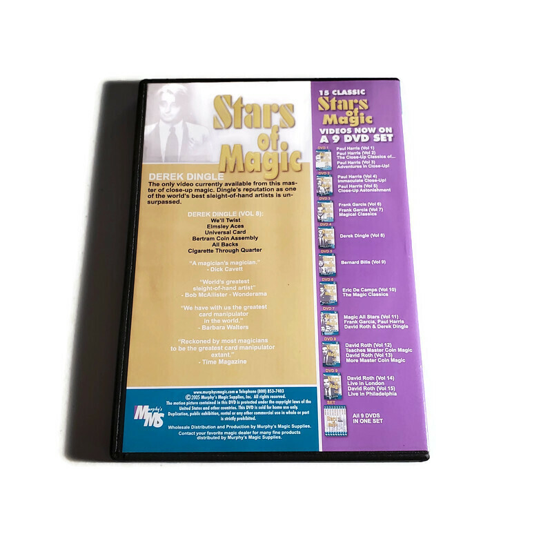 Magic Tricks DVD - Derek Dingle - Stars Of Magic DVD Vol. 8 - Magic ...