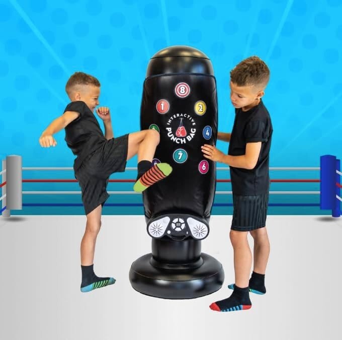 Kids Inflatable Punch Bag - Interactive Kids Punching Bag and Kids Toys ...