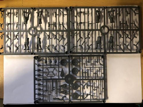 2X SAXON CEORLS SPRUES + 1X WEAPON SPRUE - HAIL CAESAR - WARLORD GAMES ...