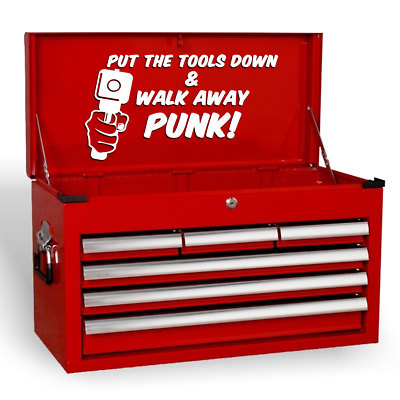 Put The Tools Down Funny Novelty Joke Garage Shop Tool Box Vinyl Decal ...