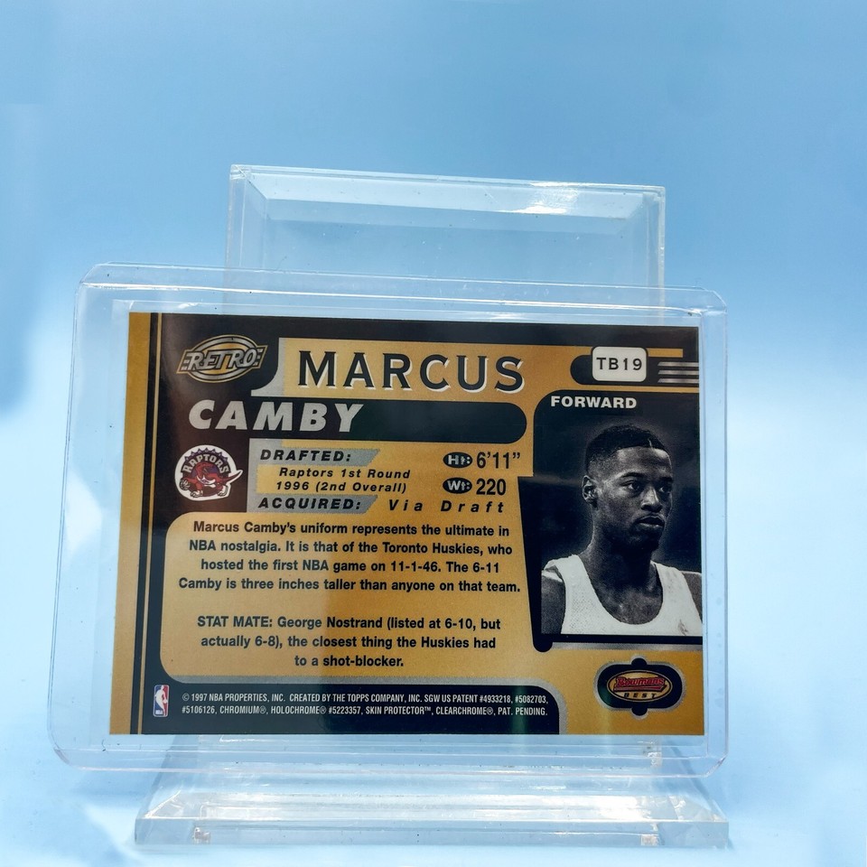 Marcus Camby Rookie - 1996-97 Bowman’s Best - Retro - Toronto Raptors ...