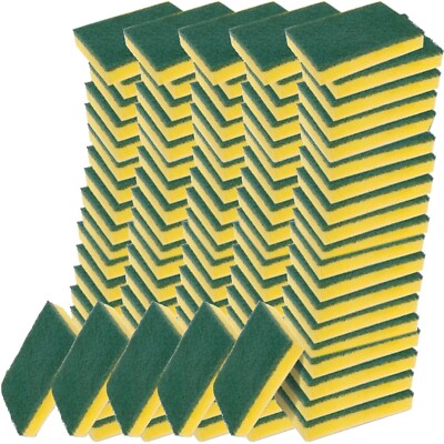 5 x Scotch-Brite Classic Heavy Duty Scrub Sponge Pack 20 Bulk Buy Total ...