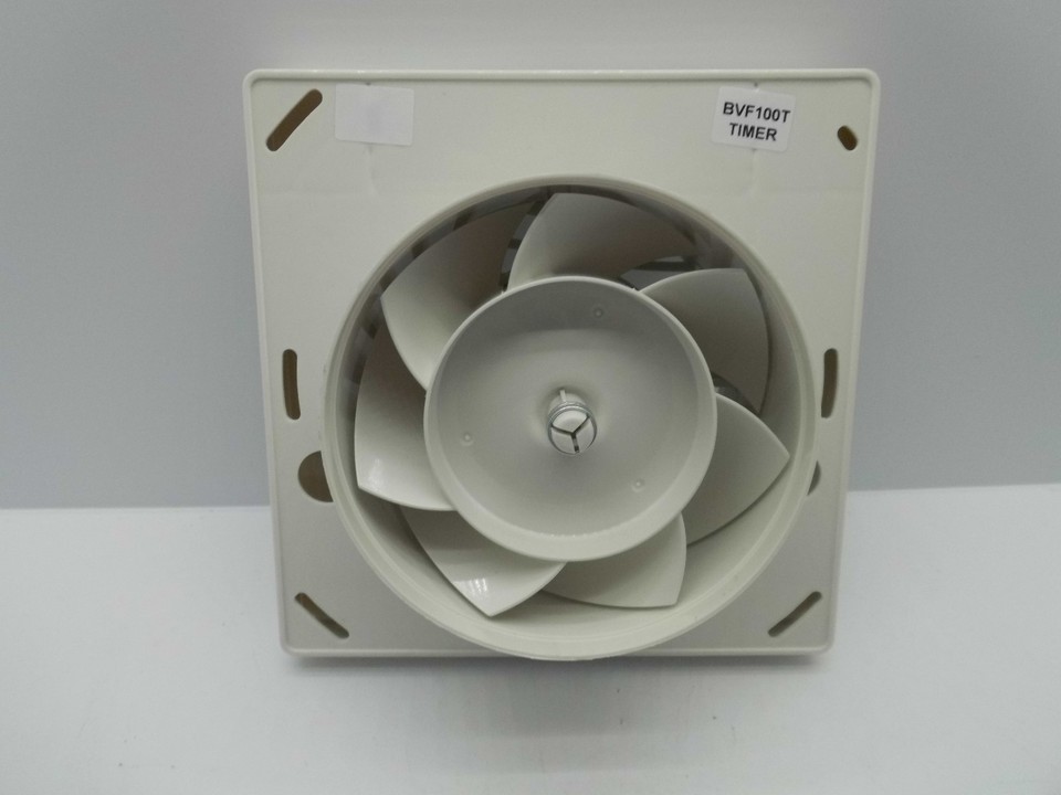 INTERVENT 4" 100mm STANDARD, TIMER EXTRACTOR FAN BATHROOM, TOILET ...
