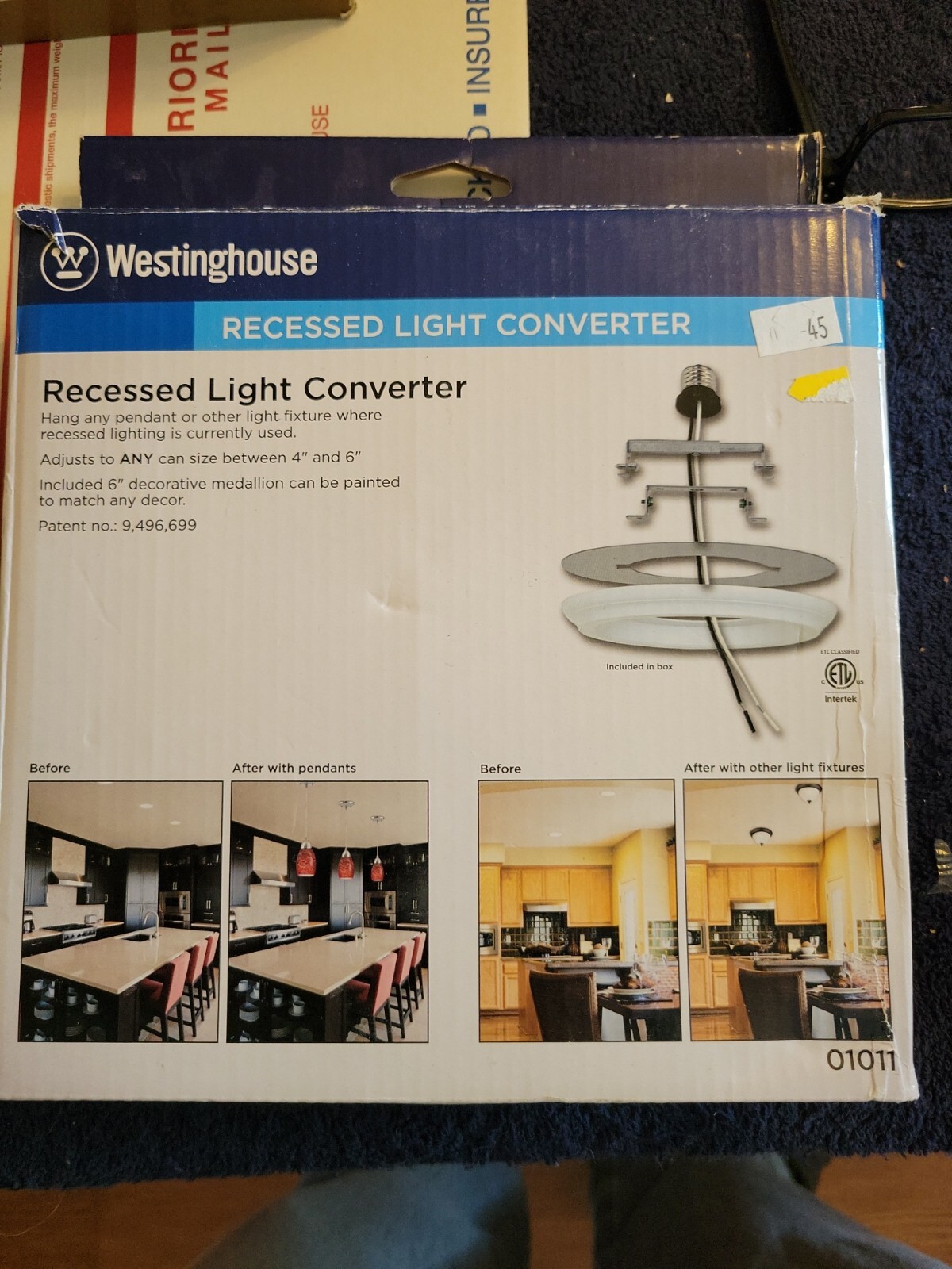 Westinghouse 01011 Recessed Light Converter - White 30721010118| eBay