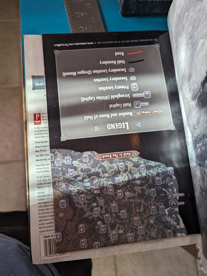 Elder Scrolls V Skyrim Prima Official Strategy Guide With MAP | eBay