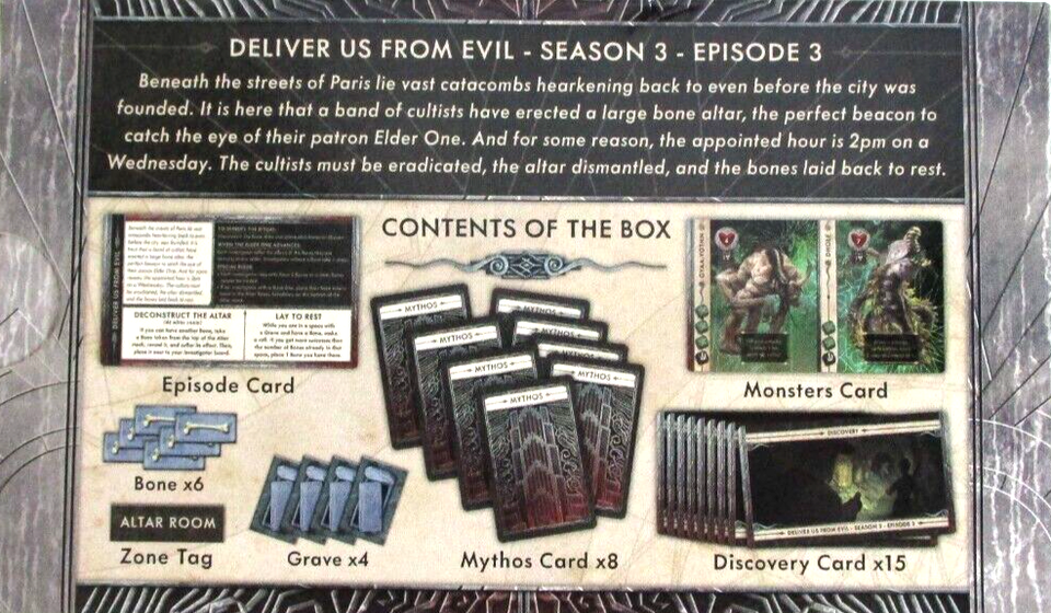 CTHULHU Death May Die: DELIVER US FROM EVIL Season 3 Episode 3 NEW!! | eBay