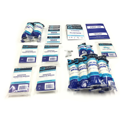 Qualicare Small 1-10 Person Quality Catering Essential First Aid Kit ...