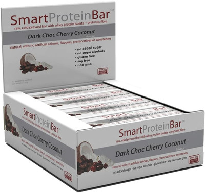 Smart Bars Dark Choc Cherry Coconut Smart Protein Bar 12 x 60 g | eBay