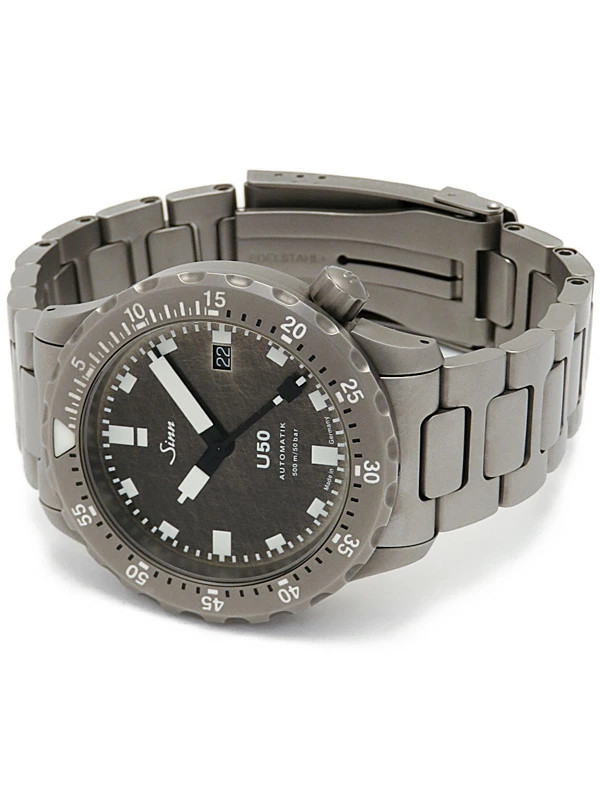 Sinn U50 Automatic U50.DS Stainless Steel 41mm Automatic Gray Men's # ...