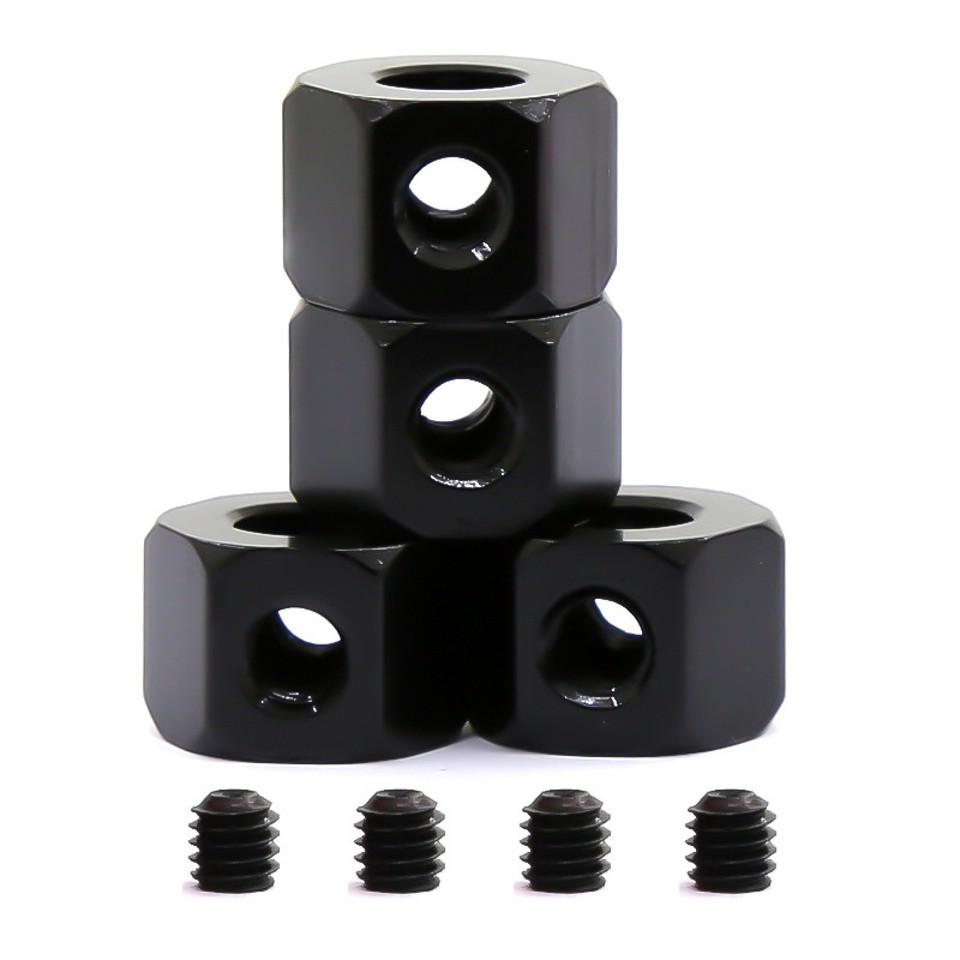 4PCS 5mm to 12mm Wheel Hub Hex Adapter For WPL D12 C14 C24 B14 B16 MN ...