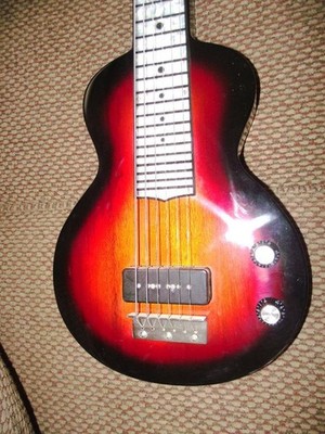 RECORDING KING LAP STEEL SIX STRING ELECTRIC GUITAR, SUNBURST, NEW | eBay