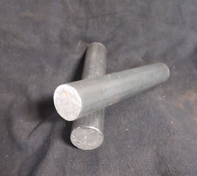 1" 2 pk Solid metal round rod bar stock 6" L Fabrication weld lathing ...