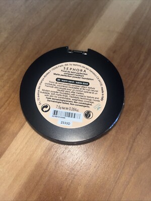 SEPHORA Matte Perfection Powder Foundation 30 Warm Sand Full Size | eBay