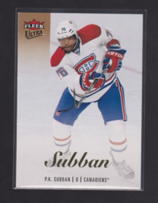 2013-14 Fleer Showcase Ultra #19 P.K. Subban - Montreal Canadiens - 734 ...