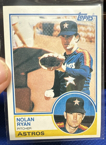 Nolan Ryan 1983 Topps Reprint Sticker 1993 Brookshire Bros. produced | eBay