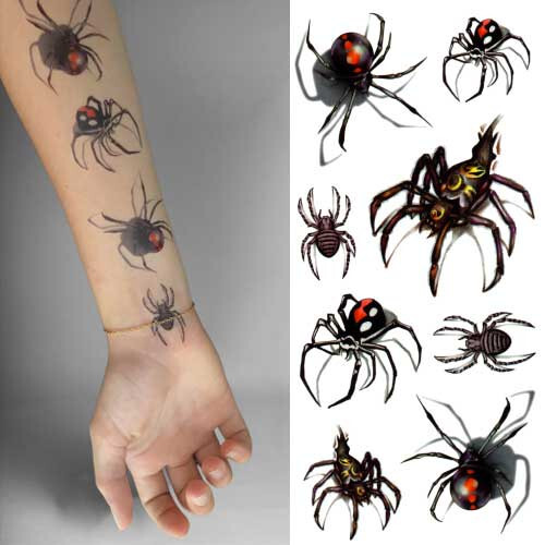 3d Spider Tattoos