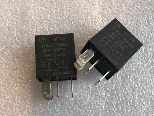 10pcs HFV6-012Z-TR(555) Automotive Relay 20A 12VDC 5 Pins | eBay