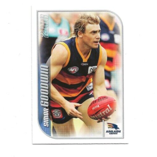2006 AFL HERALD SUN ADELAIDE CROWS SIMON GOODWIN COMMON # 3 CARD SELECT ...