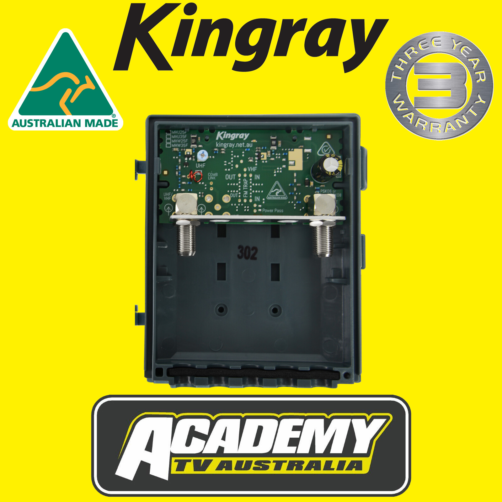 Kingray MHU35F 35db UHF Masthead Amplifier for sale online | eBay Australia