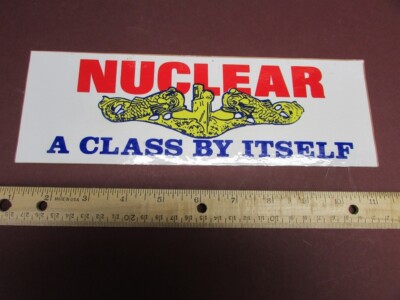Sticker GO Nuclear US NAVY 10" Nuclear Submarine Warfare Ship Patch ...