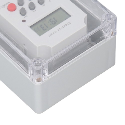 Pool Pump Timer Waterproof PC Shell Programmable Digital Box Timer ...