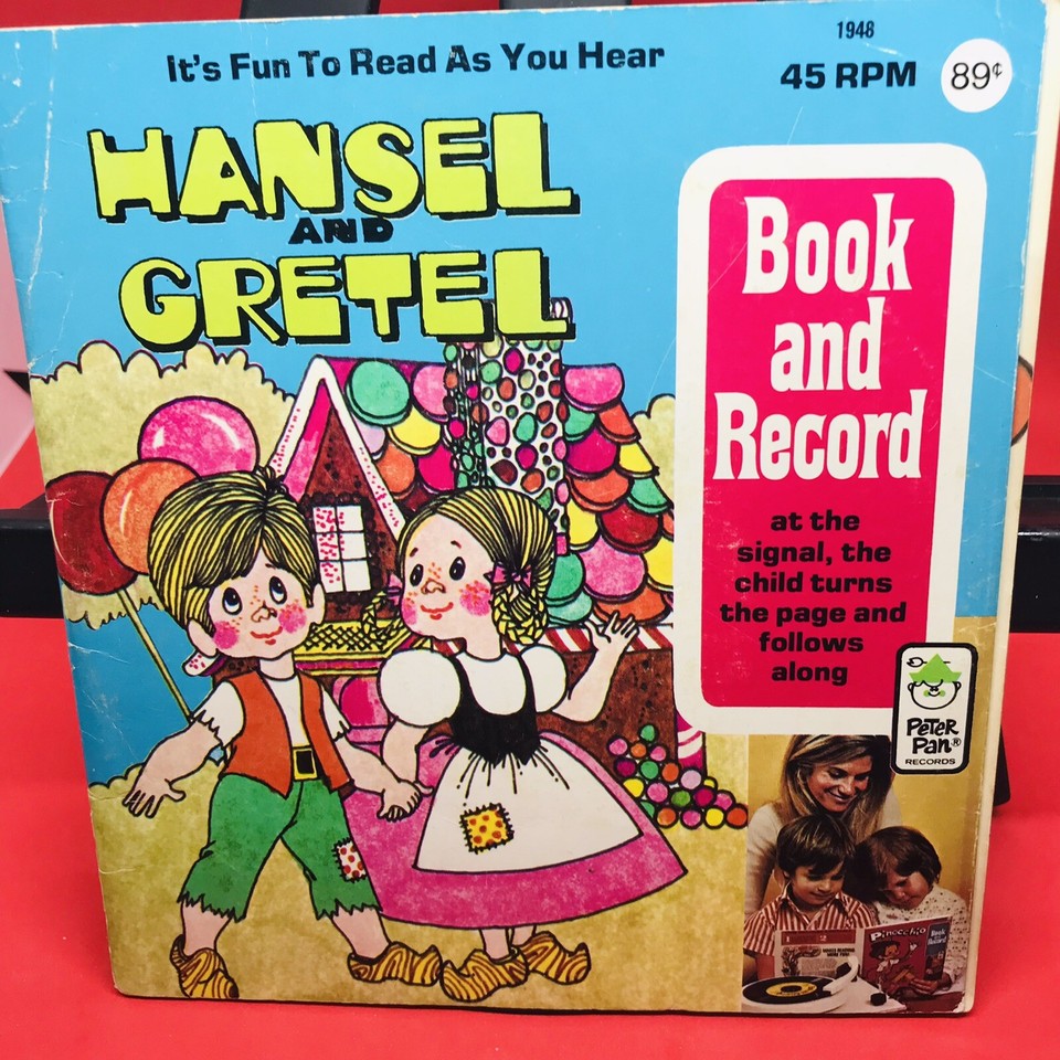 (3) Peter Pan Book and Record's for children to follow along Vintage ...