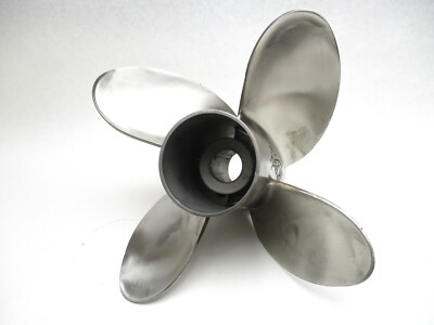 13.75 x 23 Pitch 4 Blade Stainless Trophy Plus Propeller for Mercury ...