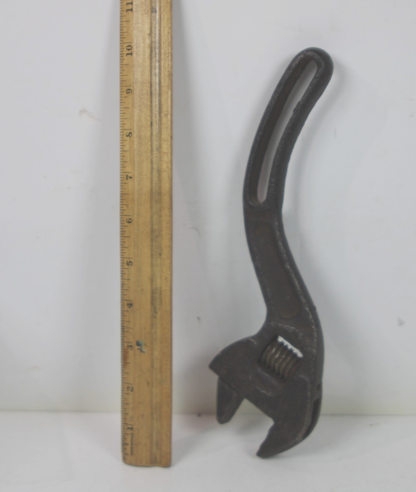 Antique Primitive Hand Forged Adjustable Wrench Inv#JK111 | eBay