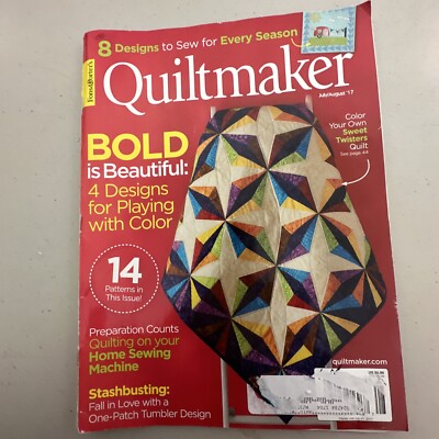 Quiltmaker July / August 2017 Magazine, 8 Patterns for Every Season ...