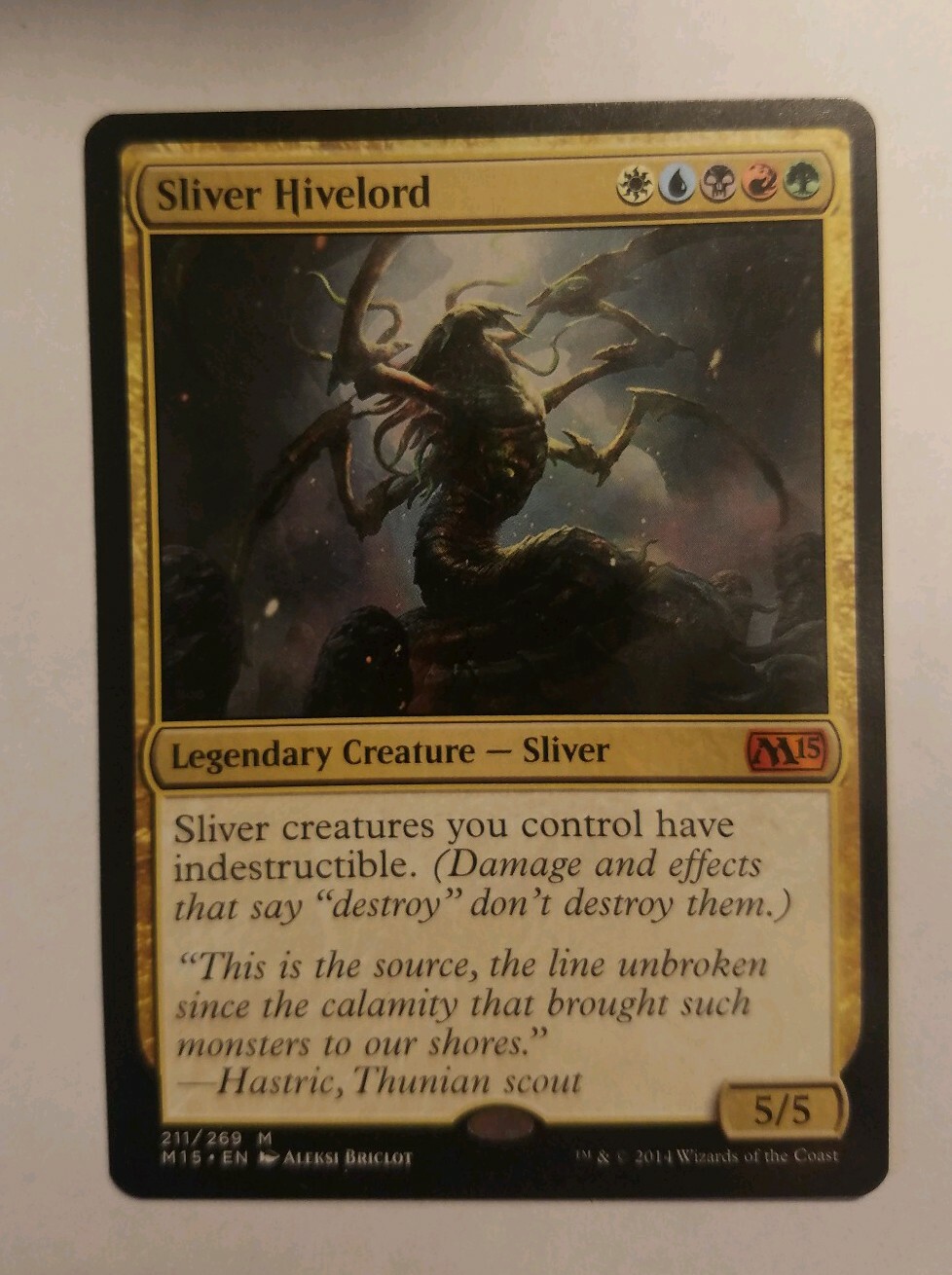 1x Magic: The Gathering - Sliver Hivelord - M15 - MTG - SP-NM - Modern ...