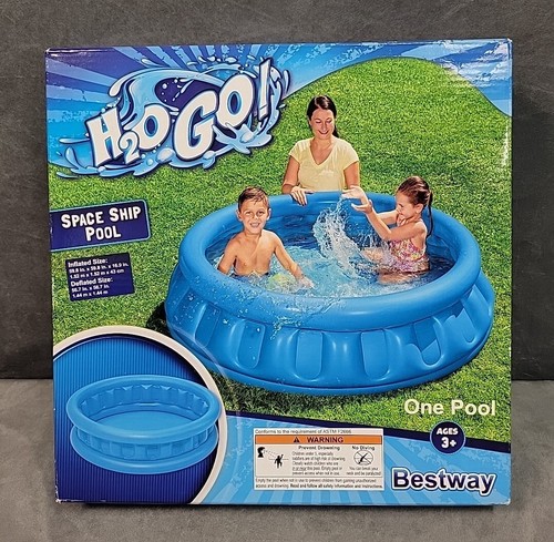 Bestway H20 Go Splash & Fun Space Ship Pool 59.8" .8" .9" - 135 Gallon ...