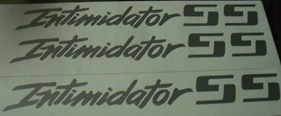CHEVY SILVERADO TRUCK INTIMIDATOR SS DECALS | eBay