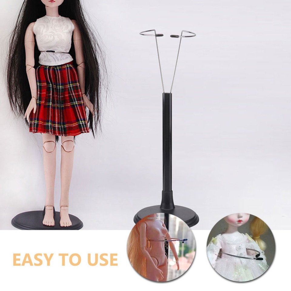 3 Pcs Doll Stand Stuffed Animal Display Figure Toy Rack Adjustable ...