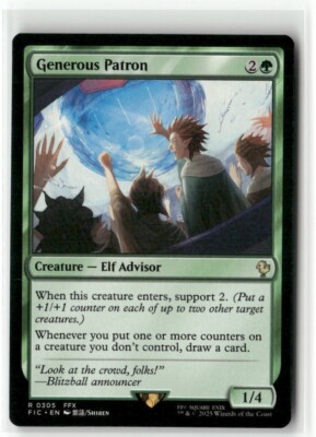 Generous Patron - Commander FINAL FANTASY MTG NM | eBay