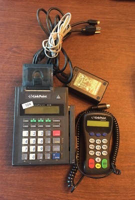 LinkPoint International AIO LPAIO Credit Card Machine, Power Adapter ...