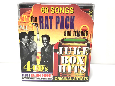 The Rat Pack and Friends Juke Box Hits 60 songs 4 cds,Pre-Owned,Clean ...