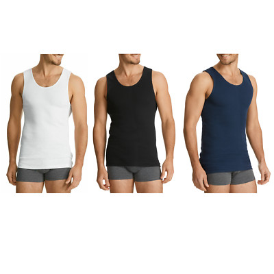 Bonds Mens 3 Pack Chesty Singlets Underwear Cotton Work Singlet White ...