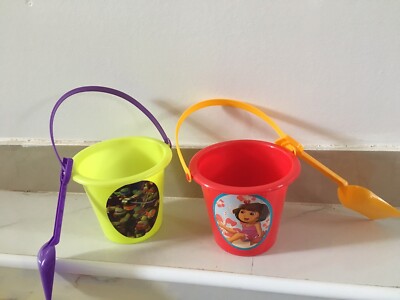 Dora And ninja Sand Bucket With Shovel -pack Of 2 | eBay