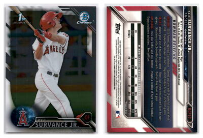 2016 Bowman Chrome Prospects #BCP57 Kyle Survance Jr. - Los Angeles ...