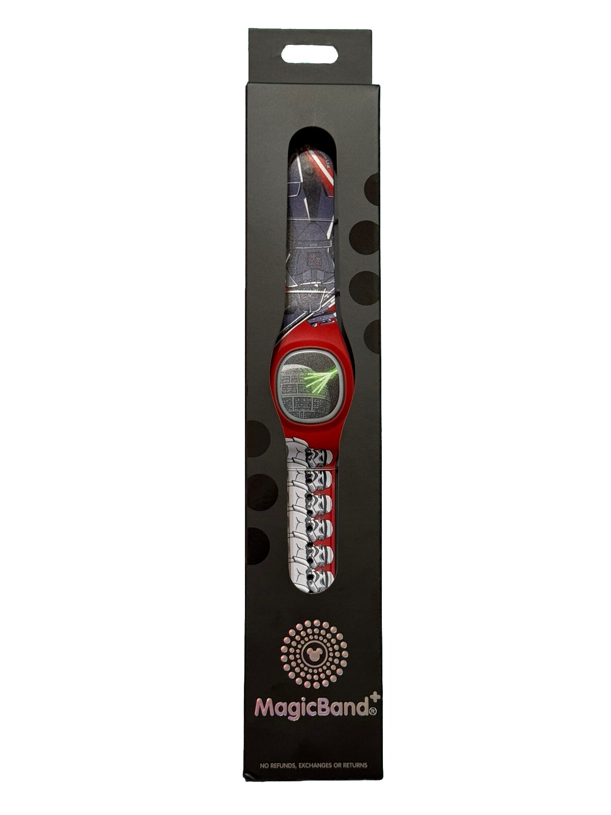 Disney Parks Death Star Darth Vader Storm Trooper Red Magic Band+ Magic ...