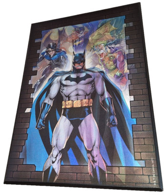 BATMAN 3-D PLAQUE/19" X 13"/EXCELLENT CONDITION | eBay